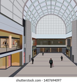 3,066 Mall inside vector Images, Stock Photos & Vectors | Shutterstock