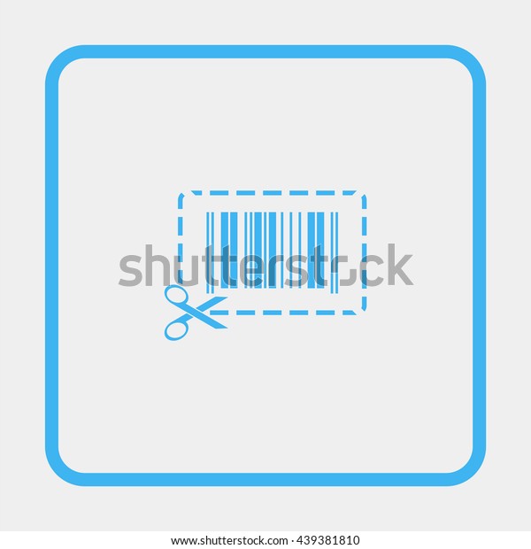 Illustration Showing Barcode Dotted Line Around 库存矢量图（免版税）439381810 ...