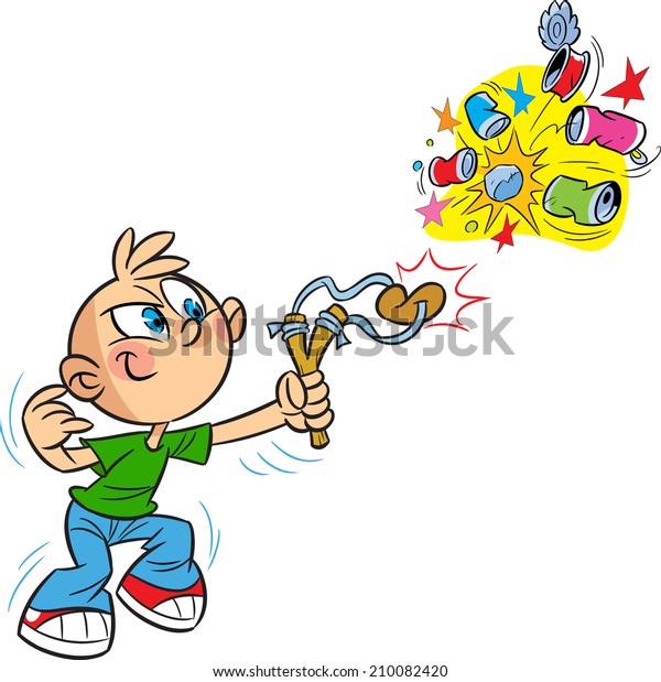 Illustration Shows Cartoon Boy Bully Who: เวกเตอร์สต็อก (ปลอดค่า ...