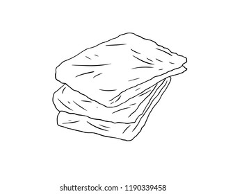 Illustration Shroud Linen Stock Vector (Royalty Free) 1190339458 ...