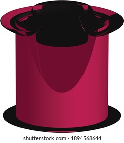 Illustration Simple Cylindrical Can Stock Vector (Royalty Free ...