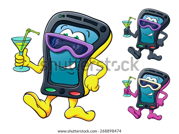 Illustration Simple Gradients Image Cute Cartoon Stock Vector (Royalty ...