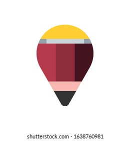 Illustration Simple Pencil Logo Stock Vector (Royalty Free) 1638760981 ...