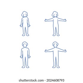 Illustration Simplified Torso Stock Vector (Royalty Free) 2024608793 ...