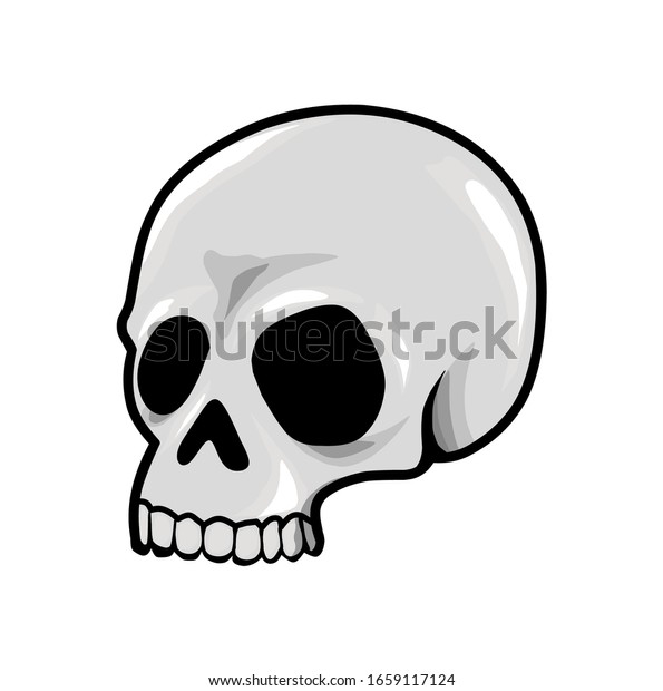Illustration Skull Clip Art Vector Stock Vector (Royalty Free ...