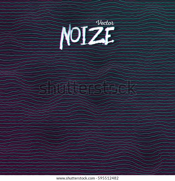 Illustration Sound Noize Waves Digital Wave Stock Vector (Royalty Free ...