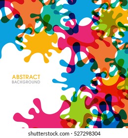 Illustration Splash Abstract Background Stock Vector (Royalty Free ...