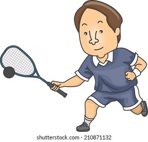 408 Cartoon squash player Images, Stock Photos & Vectors | Shutterstock