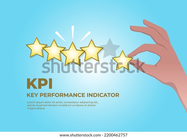 Illustration Stars Performance Indicator Stock Vector (Royalty Free ...