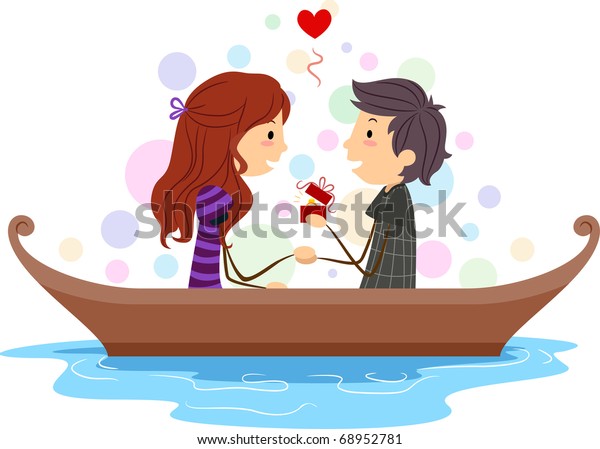 Illustration Stick Figure Guy Proposing His 库存矢量图（免版税）68952781 ...