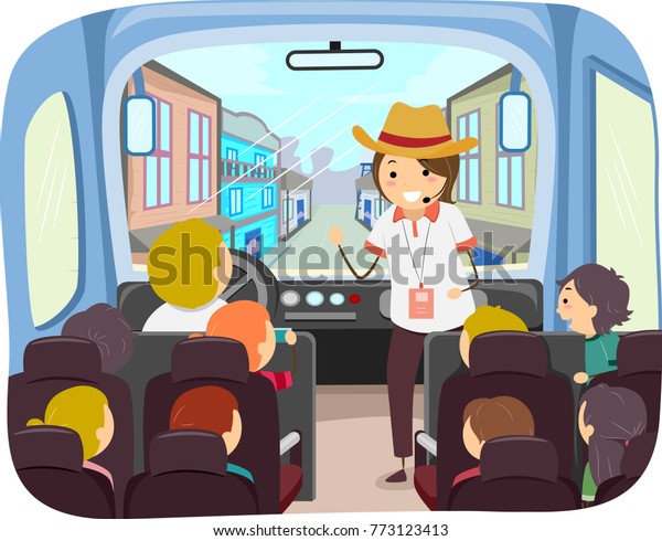 Illustration de Stickman Kids Inside a : image vectorielle de stock ...