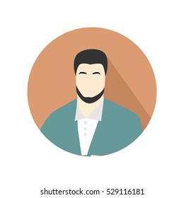 Illustration Style Flat Design Man Stock Vector (Royalty Free ...
