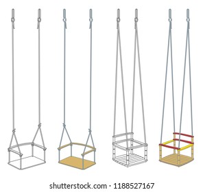 Illustration Swing Vector Children Stock Vector (Royalty Free ...