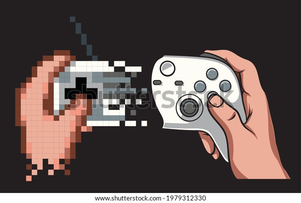 Illustration That Shows Transformation Video Game Stock Vector (Royalty ...