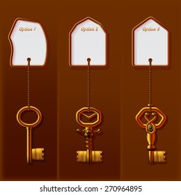 936 Three golden keys Images, Stock Photos & Vectors | Shutterstock