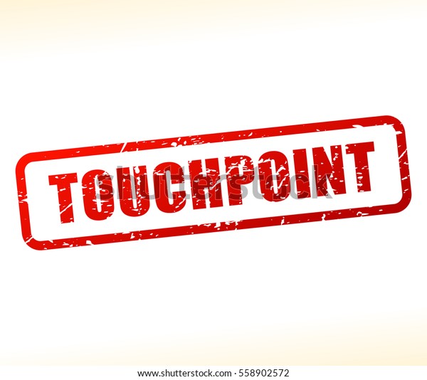 Illustration Touchpoint Text Stamp Stock Vector (Royalty Free) 558902572 | Shutterstock