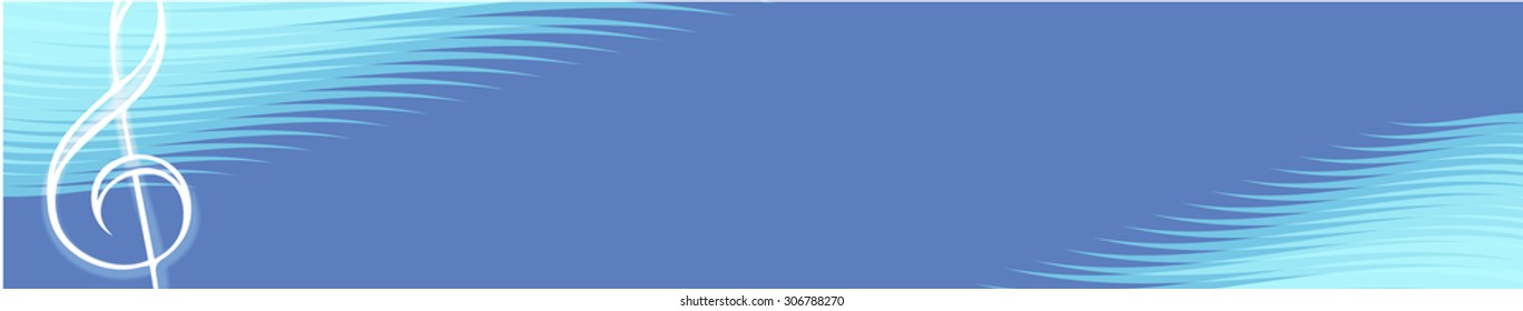 Illustration Treble Clef Background Banner Treble Stock Vector (Royalty ...