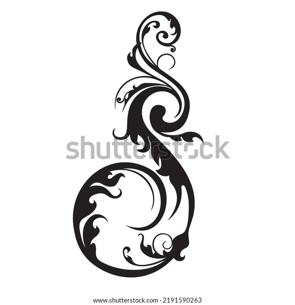 Illustration Tribal Vector Art Design Pattern Stock Vector (Royalty ...
