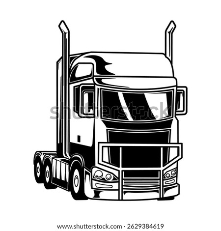 18 Wheeler Drawing | Free download on ClipArtMag