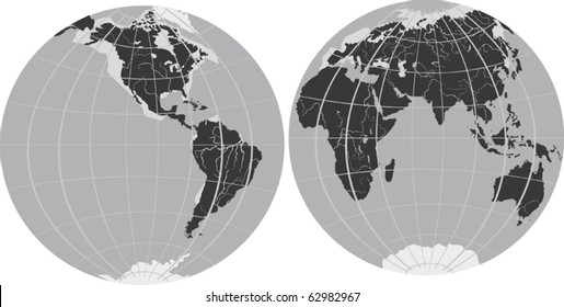 17,608 imágenes de World hemisphere map - Imágenes, fotos y vectores de ...