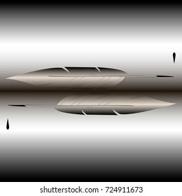 Illustration Two Pens Stock Vector (Royalty Free) 724911673 | Shutterstock