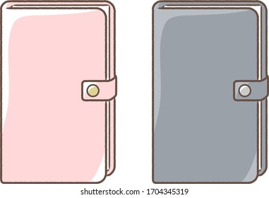 Illustration Two Schedule Books Stock Vector (Royalty Free) 1704345319 ...