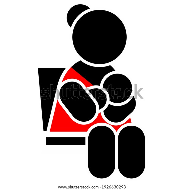 Illustration Twocolor Human Icon Showing Scene Stock Vector (Royalty ...