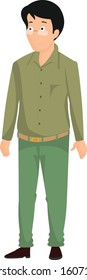 Illustration Uncle Front Vector Stock Vector (Royalty Free) 1607192206 ...