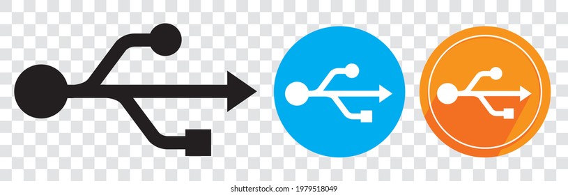 Illustration Usb Icon Mark Stock Vector (Royalty Free) 1979518049 ...