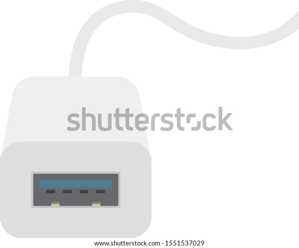 Illustration Usb Port Usb Illustration Stock Vector (Royalty Free ...