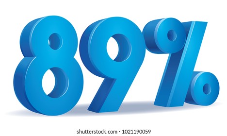 Illustration Vector 86 Percent Blue Color: เวกเตอร์สต็อก (ปลอดค่า ...