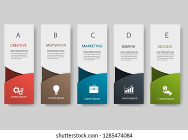 Illustration Vector Business Development Infographic Design Stock ...