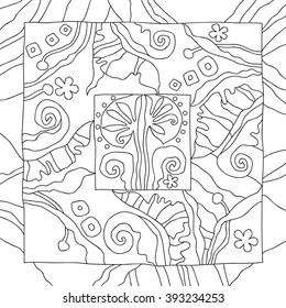 Illustration Vector Design Figure Nature Sketch Stock Vector (Royalty ...