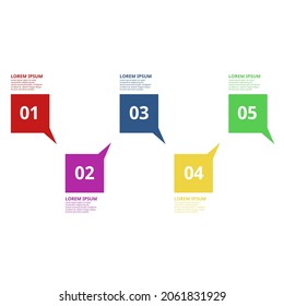 Illustration Vector Design Infographic Flow Chart Stock Vector (Royalty ...
