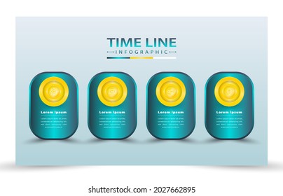 Illustration Vector Design Realistic Time Line Stock Vector (Royalty ...