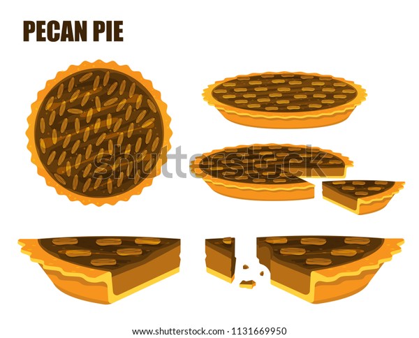 Illustration Vector Flat Cartoon Isolated Pecan: vetor stock (livre de ...