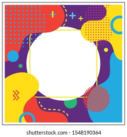 Illustration Vector Full Color Frame Stock Vector (Royalty Free ...