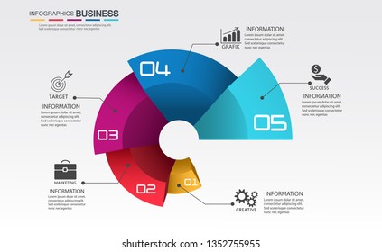 Illustration Vector Global Business Development Infographic Stock ...