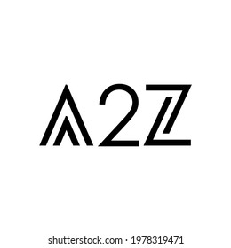 Illustration Vector Graphic A2z Letter Logo: เวกเตอร์สต็อก (ปลอดค่า ...