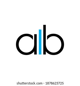 Illustration Vector Graphic Ab Letters Logo Stock Vector (Royalty Free ...