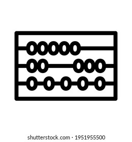 Illustration Vector Graphic Abacus Icon Stock Vector (Royalty Free ...
