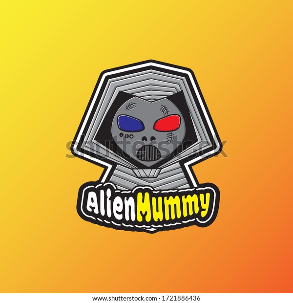 Illustration Vector Graphic Alien Mummy Logo Stock Vector (Royalty Free ...