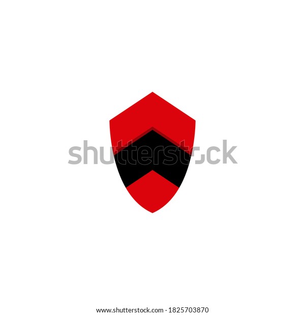 Illustration Vector Graphic Arrow Shield Logo Stock Vector (Royalty ...