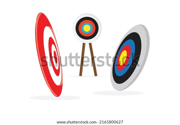 Illustration Vector Graphic Arrow Target Stock Vector (Royalty Free ...