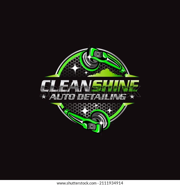 Illustration Vector Graphic Auto Detailing Logo Stock Vector (Royalty ...