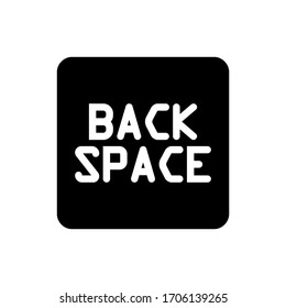 Illustration Vector Graphic Back Space Button Stock Vector (Royalty ...