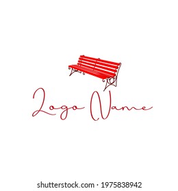 Illustration Vector Graphic Bench Logo Stock Vector (Royalty Free ...