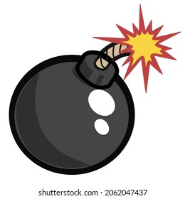 Illustration Vector Graphic of Bomb Spark Stock Vector (Royalty Free ...