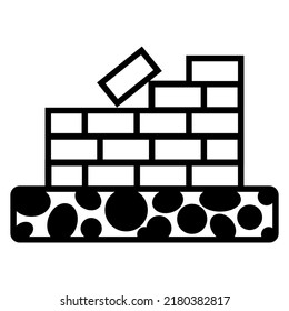 Illustration Vector Graphic Bricks Wall Equipment Stock Vector (Royalty ...