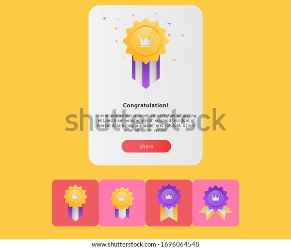 Illustration Vector Graphic Card Gift Congratulations Stock Vector ...